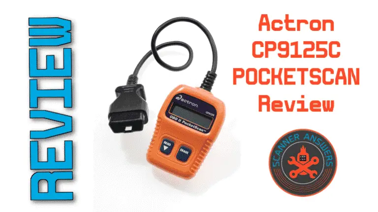 Actron CP9125C POCKETSCAN Review